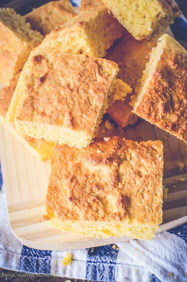Sweet Southern Cornbread Recipe that melts in your mouth!