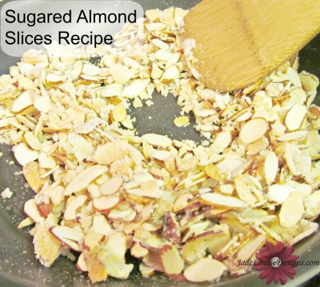 Sugared Almond Slices Recipe, A perfect salad topping