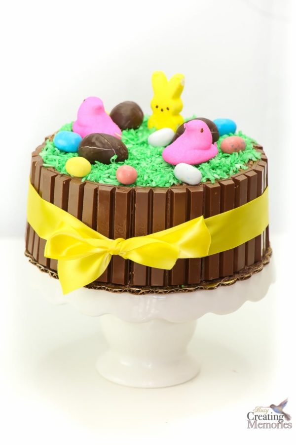 Easy Easter Kit Kat Cake