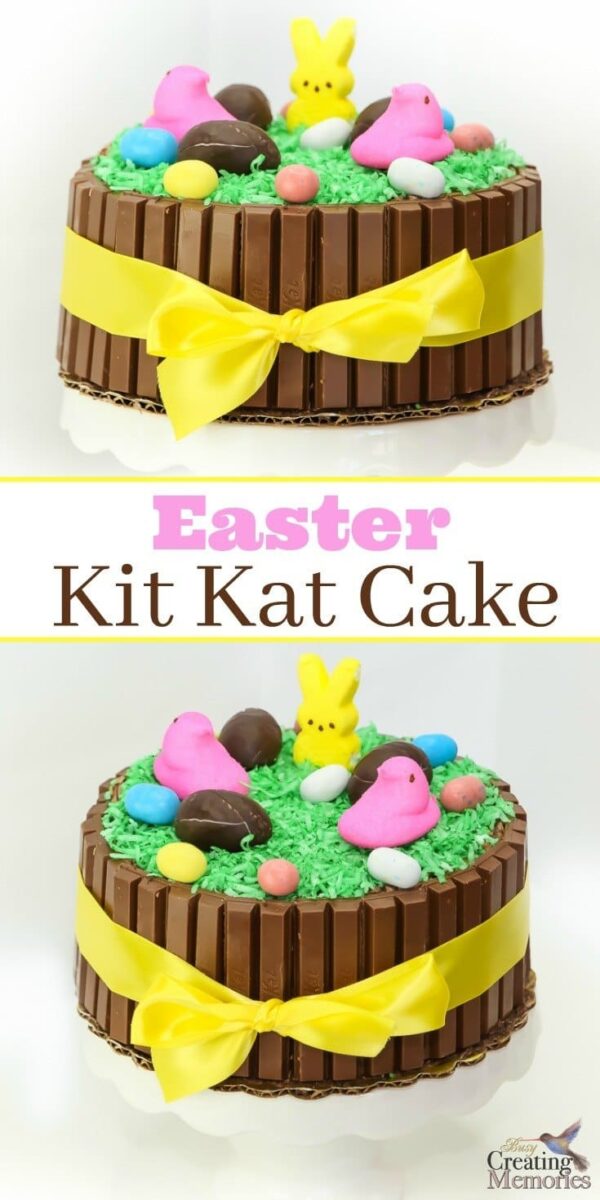 Easy Easter Kit Kat Cake