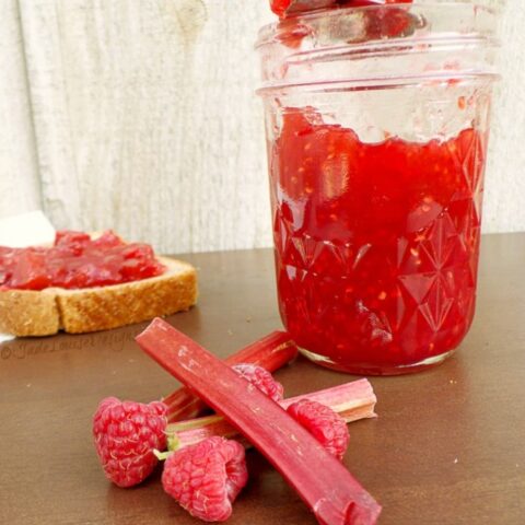 Raspberry Rhubarb Jam Recipe
