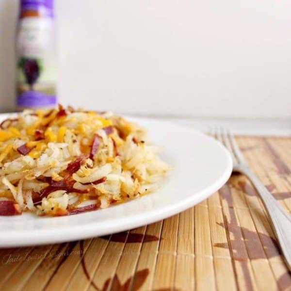 Loaded Hash Browns Recipe; a Healthier alternative to over greasy ...