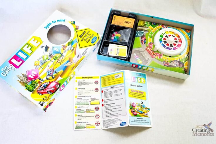 The NEW Game of Life by Hasbro With Instructions for life the game