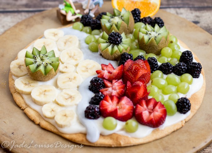 Pixie Hollow Fruit Pizza; Healthy The Pirate Fairy Inspired Recipe