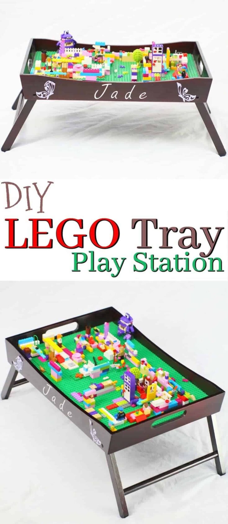 DIY Lego Tray Table playstation best homemade gift for Kids & LEGO fans