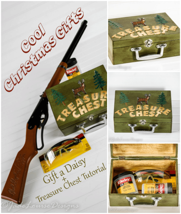 Hunting Theme Treasure Chest Tutorial DIY Gift