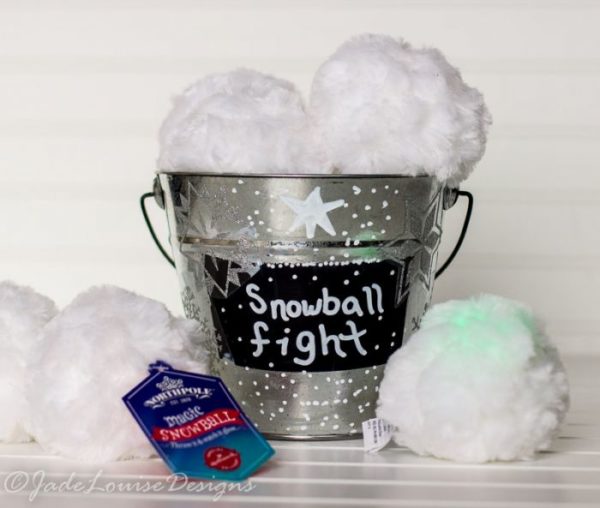 DIY Indoor Snowball Fight and NorthPole Christmas Gift Ideas