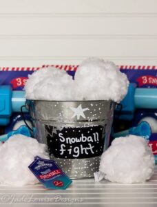 DIY Indoor Snowball Fight and NorthPole Christmas Gift Ideas