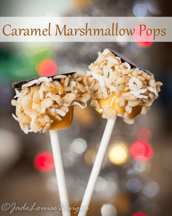 Caramel Marshmallow pops, a favorite holiday tradition.