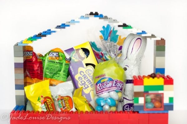 DIY LEGO Easter Basket Idea