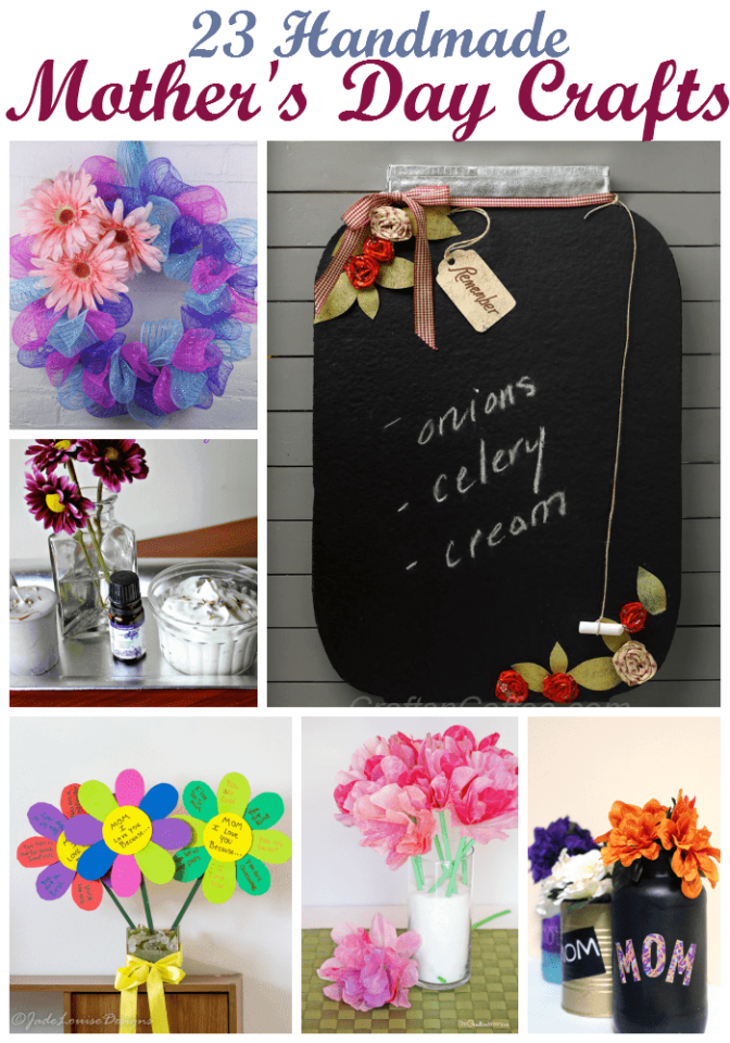 Mothers Day Crafts 23 handmade Mother's Day Gift ideas