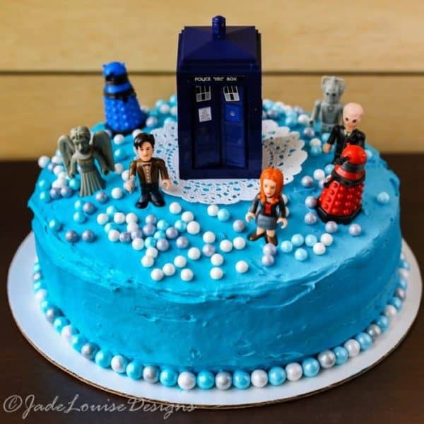 Doctor Who Cake Tutorial perfect Birthday Cake Idea