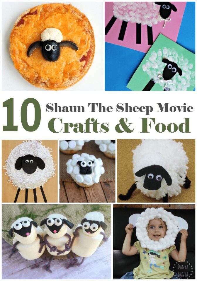 10 Shaun the Sheep Movie Crafts for kids