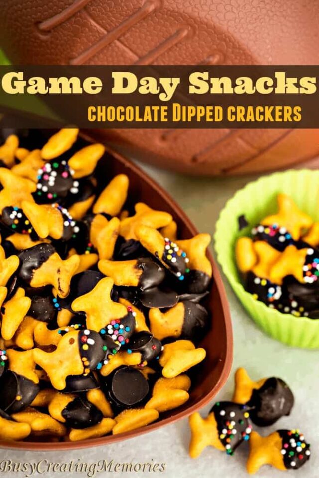 Chocolate Dipped Game Day Snacks the Perfect Finger Food