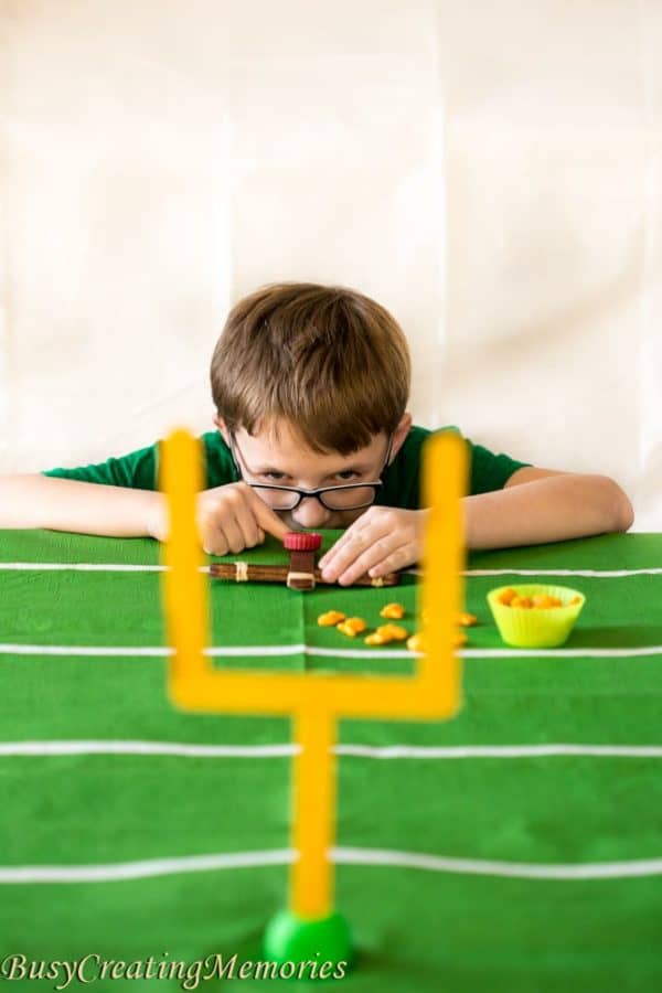 Craft Stick Catapult Game for fun Game Day party game for kids & adults
