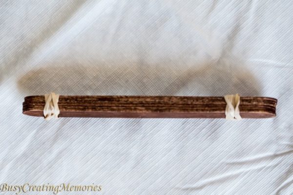 Craft Stick Catapult Game for fun Game Day party game for kids & adults