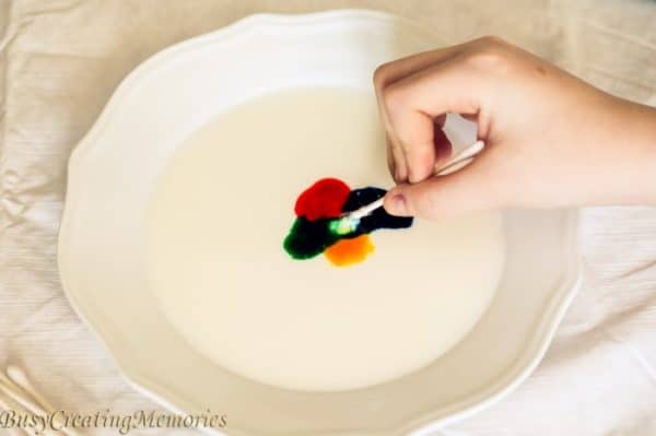 Color Changing Milk Science Fair Project Idea