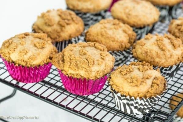Best EVER Spice Crumble Cinnamon Muffins Recipe + Moist Muffin Tips
