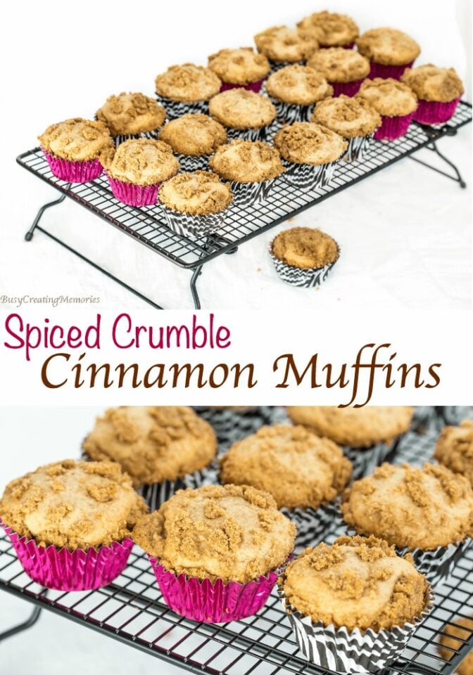 Best EVER Spice Crumble Cinnamon Muffins Recipe + Moist Muffin Tips