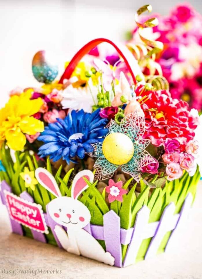 Easy DIY Spring Floral Centerpiece Craft