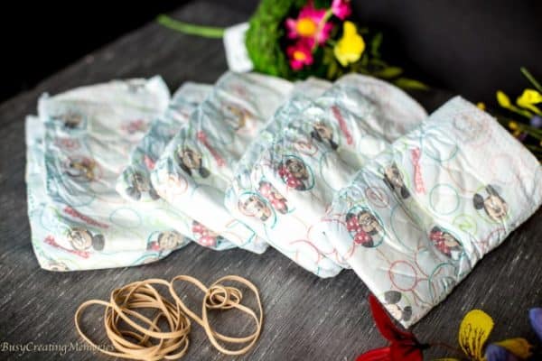 Easy Diaper Basket for Baby's First Easter or Baby Shower