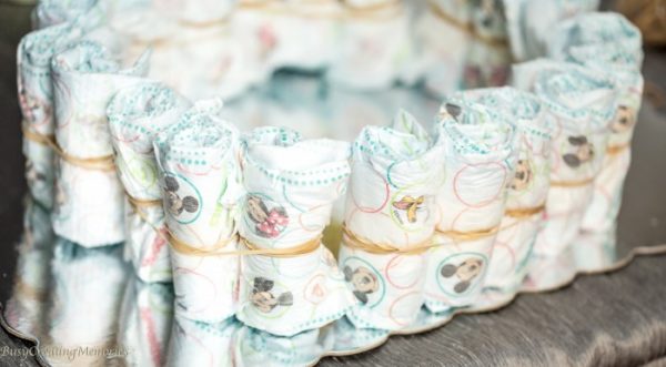 Easy Diaper Basket for Baby's First Easter or Baby Shower