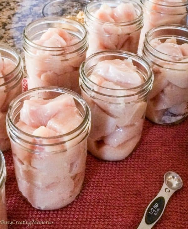 Home Canned Chicken - How to can chicken for storage.