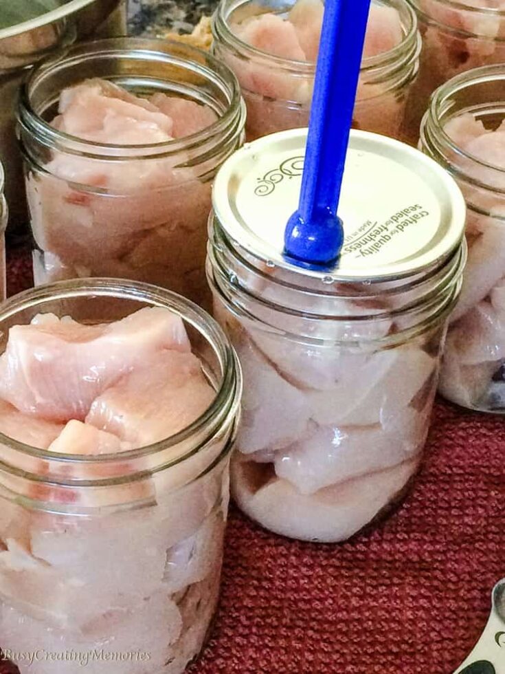 Home Canned Chicken - How to can chicken for storage.