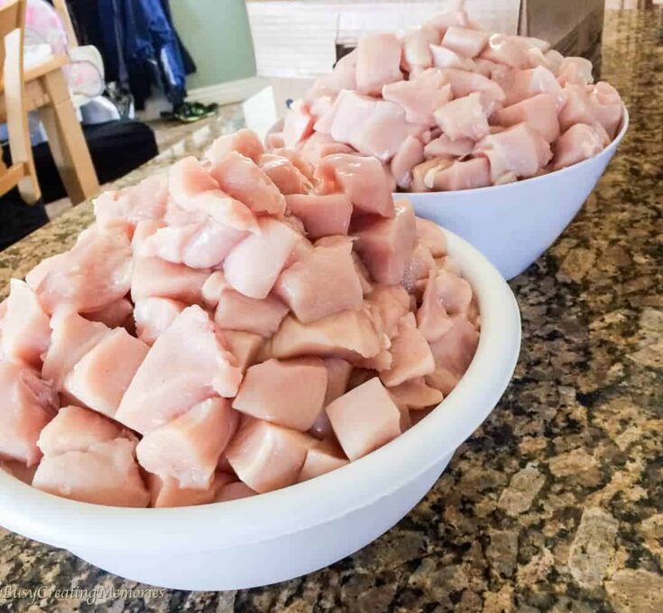 Home Canned Chicken - How to can chicken for storage.