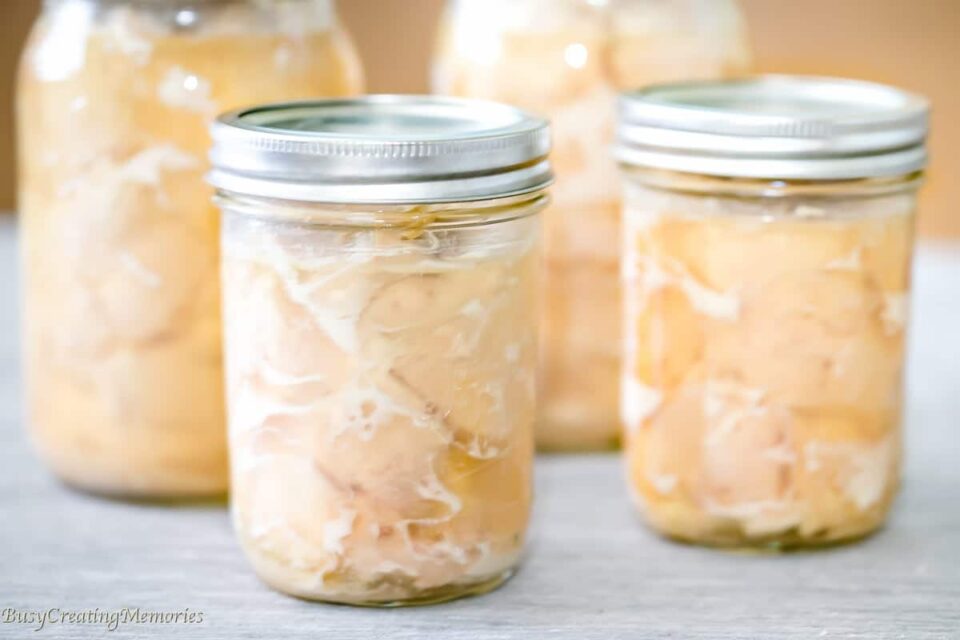 Home Canned Chicken - How to can chicken for storage.