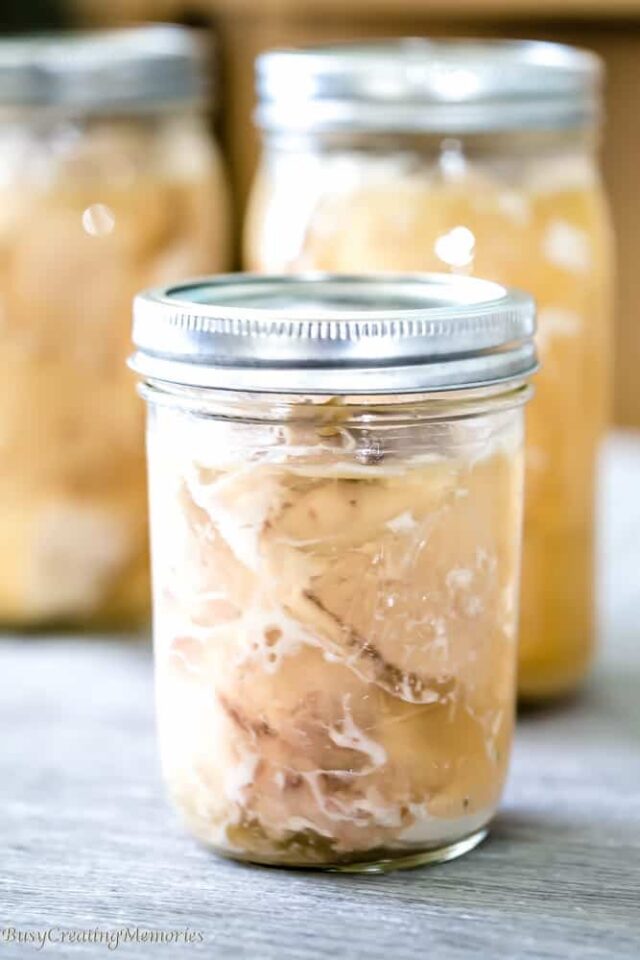 Home Canned Chicken - How to can chicken for storage.