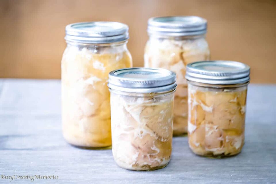 Home Canned Chicken - How to can chicken for storage.