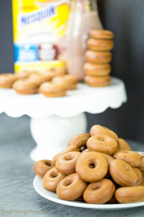 Doughnuts for Breakfast! Mini Chocolate Donuts Recipe