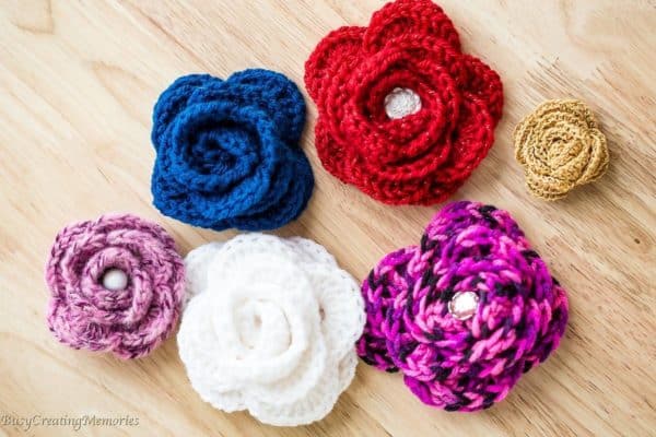 Free Easy Crochet Rose Pattern and Video Tutorial