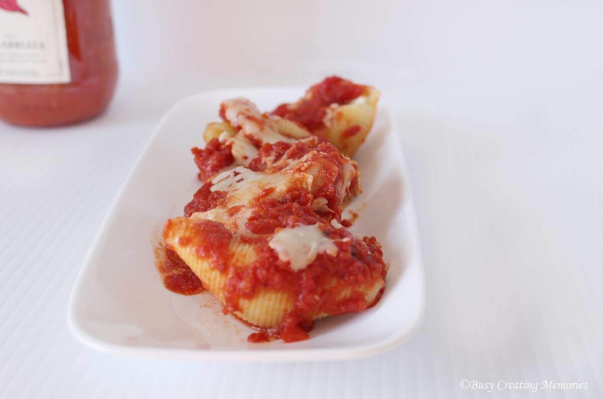 Stuffed Manicotti Shells: Dinner in 5 Ingredients or Less!