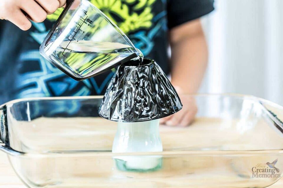Easy Exploding Volcano Experiment for Kids Science Project