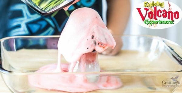 Easy Exploding Volcano Experiment for Kids Science Project