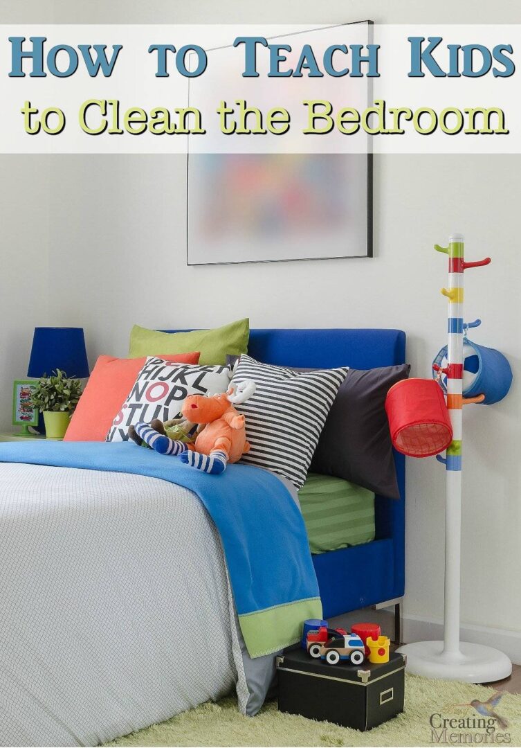 Teach Kids to Have a Clean Room + Bedroom Cleaning Printable