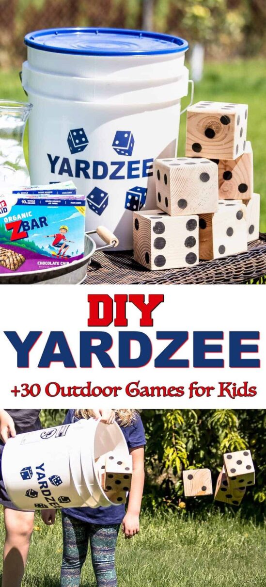 Classic Outdoor Games for Kids + DIY Yardzee tutorial