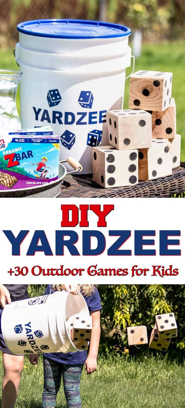 Classic Outdoor Games for Kids + DIY Yardzee tutorial