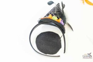 DIY Witch Hat Headband tutorial for Halloween Costume