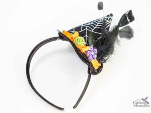 DIY Witch Hat Headband tutorial for Halloween Costume