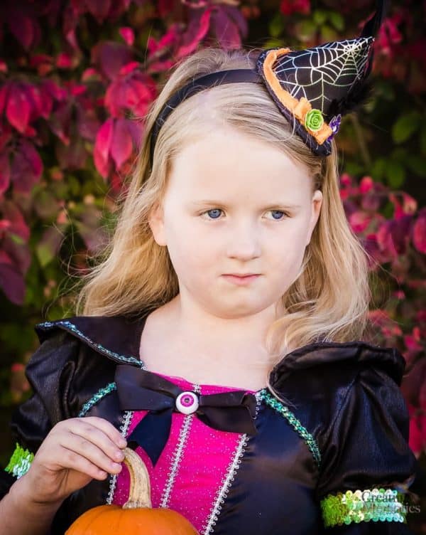 DIY Witch Hat Headband tutorial for Halloween Costume