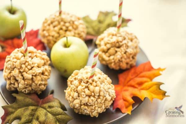 Caramel Apple Popcorn Balls Recipe