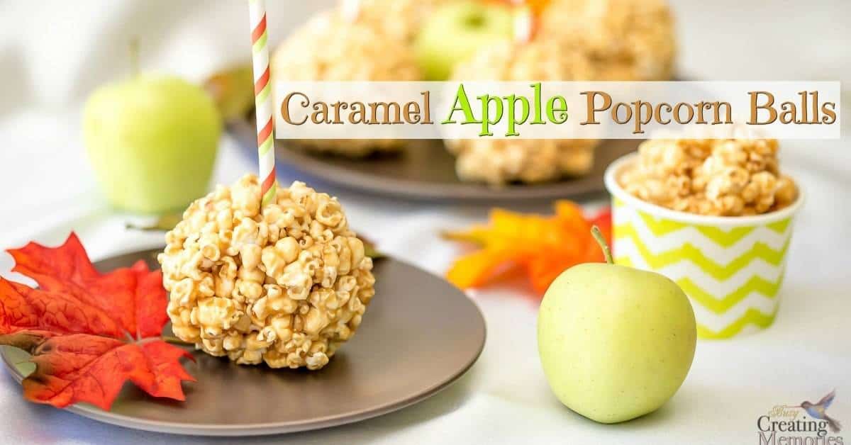 Caramel Apple Popcorn Balls Recipe