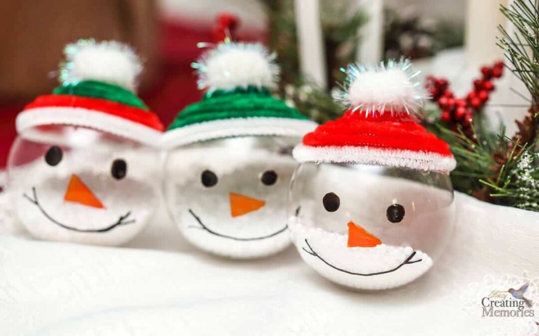 Easy Snowman Ornaments for Your Christmas Tree