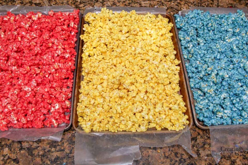 Mother Goose Popcorn Party Mix: Wonder Woman Inspired