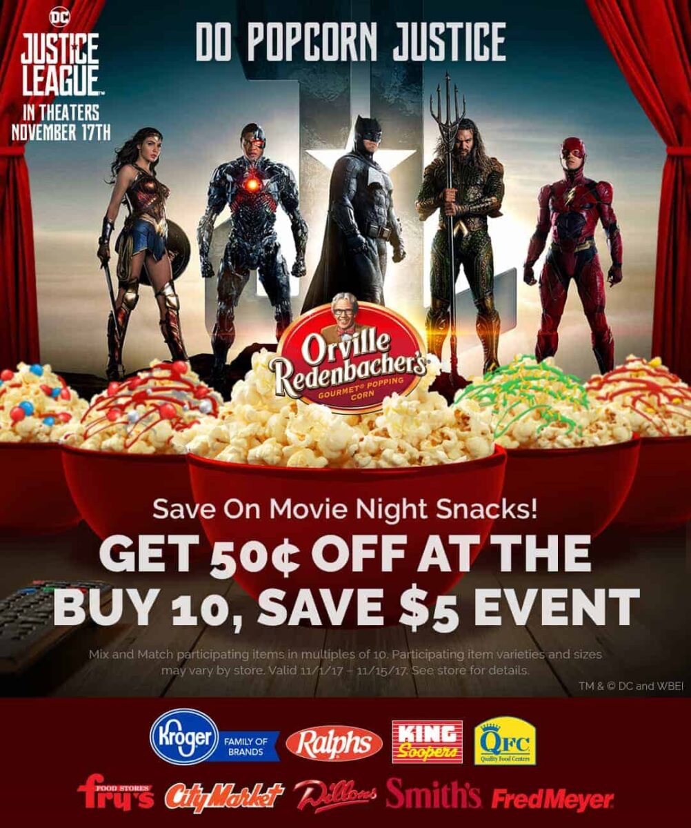 Mother Goose Popcorn Party Mix: Wonder Woman Inspired