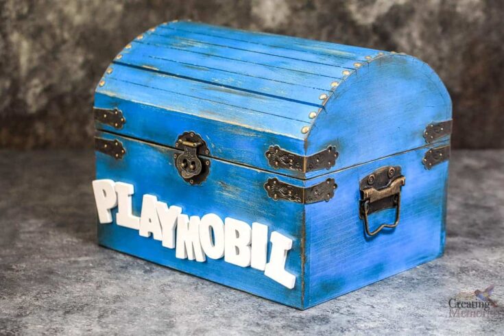 Easy DIY Kids Wooden Treasure Chest Box for treasured items