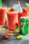 Tropical Raspberry Luscious Slush Punch Recipe for Holiday Parties